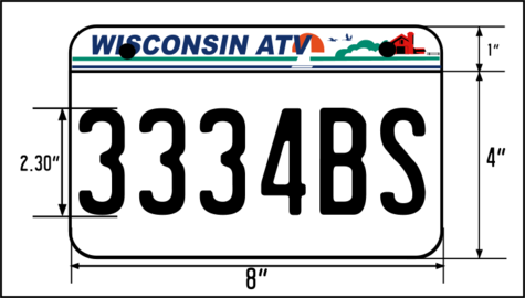 Wisconsin ATV Plates - Asking $15.00 | The buy and sell community