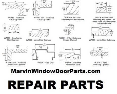 Marvin Integrity Window Parts Balances Jamb Sash Track - Make offer ...