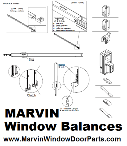 Marvin Integrity Window Parts Balances Jamb Sash Track - Make offer ...